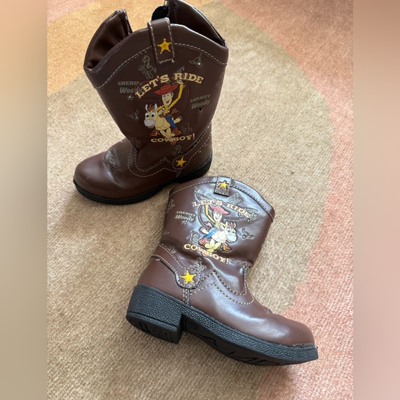 Disney | Shoes | Disney Kids Woody Cowboy Boots Toy Story Light Up Size ...